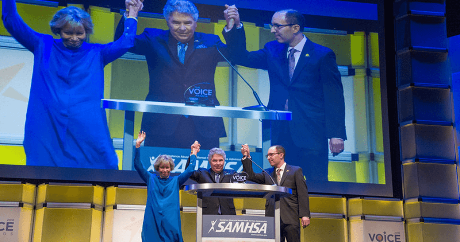 One Mind Founding Family Recognized with SAMHSA VOICE Award - One Mind