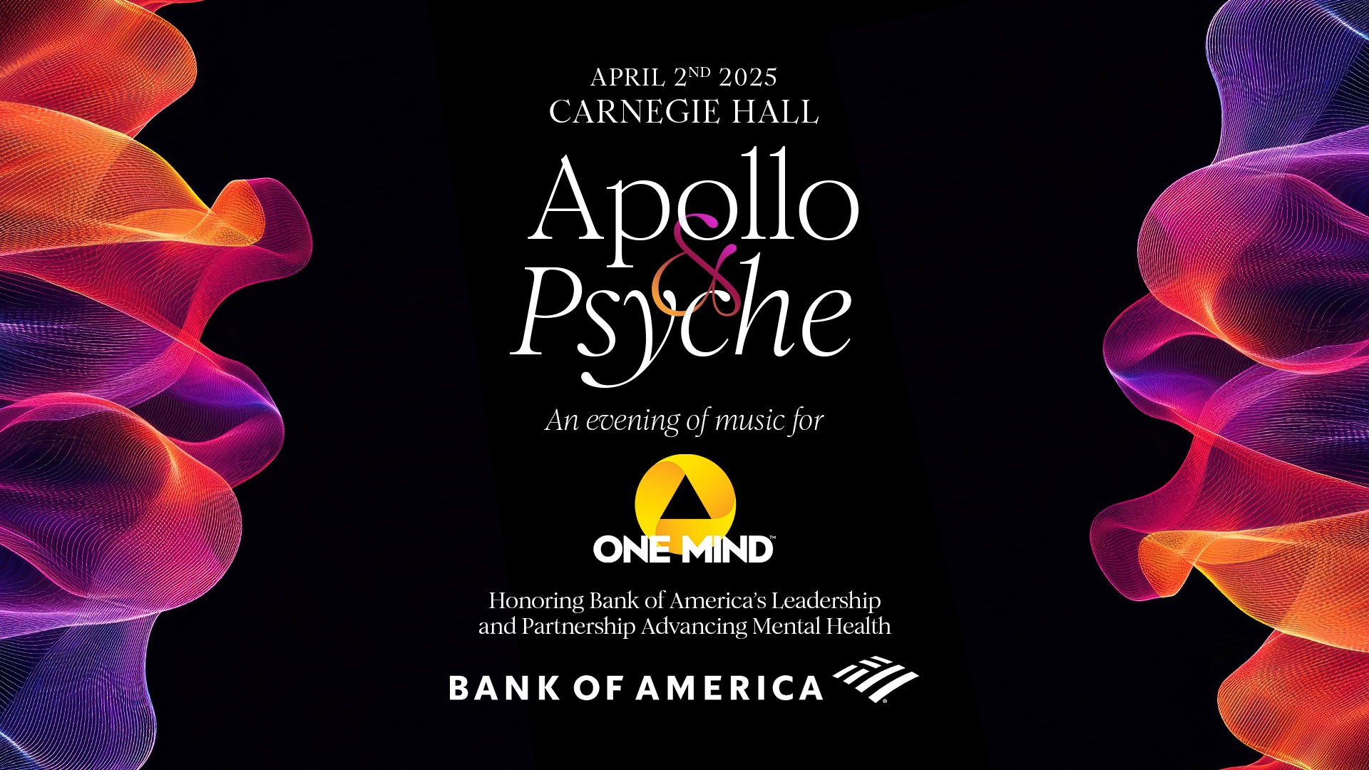 One Mind Host's 'Apollo & Psyche' An Evening of Music at Carnegie Hall ...